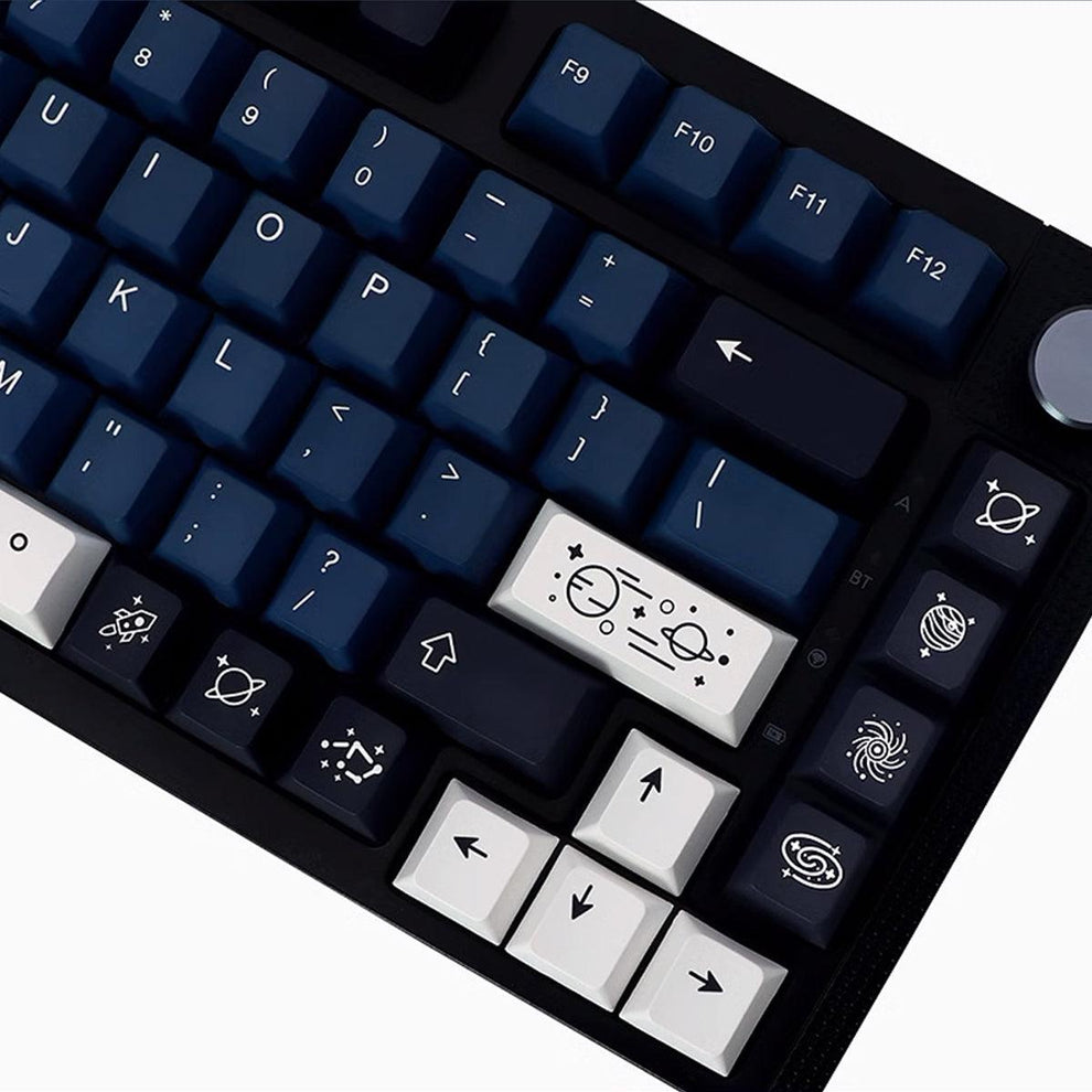 KeyCapUS | Cherry Profile Dye-Sub PBT Keycap Set - Milky Way Galaxy